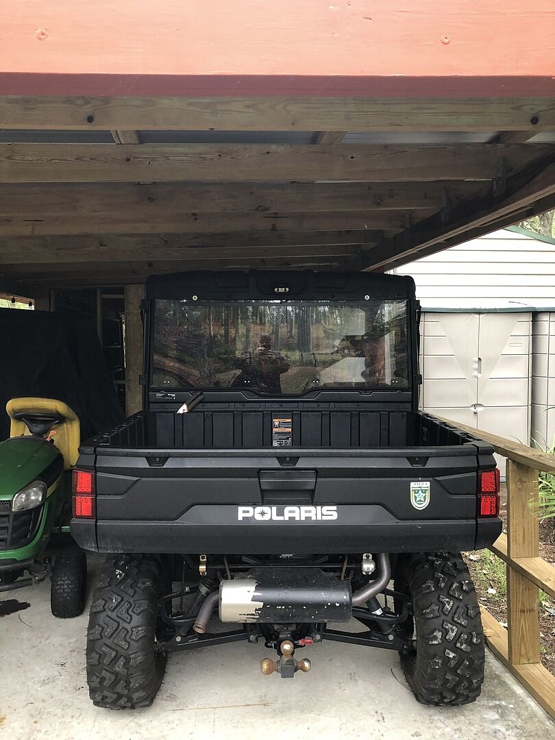 Polaris Ranger 1000 Scratch-Resistant Rear Windshield | SuperATV