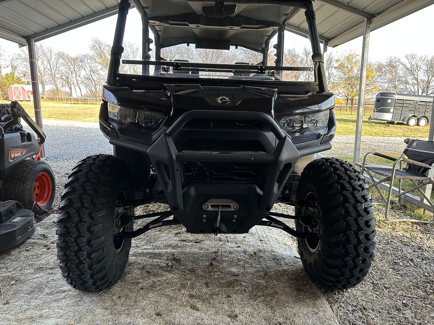 Can-Am Defender HD8 High-Clearance 2" Forward Offset A-Arms | SuperATV
