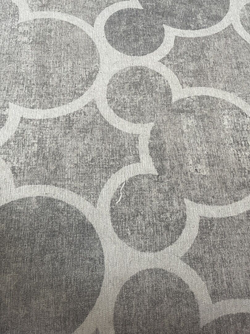 Mickey Trellis Ash Grey Rug