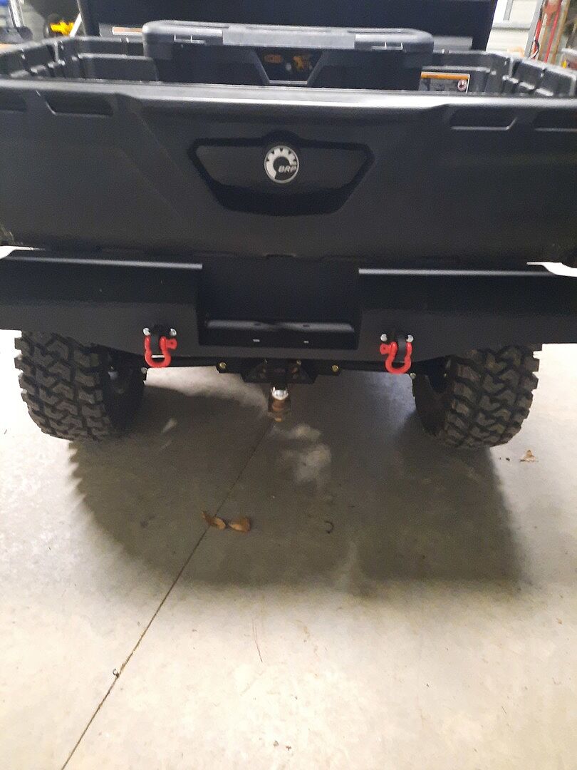 Can-Am Defender Diamond Plate Rear Bumper | SuperATV