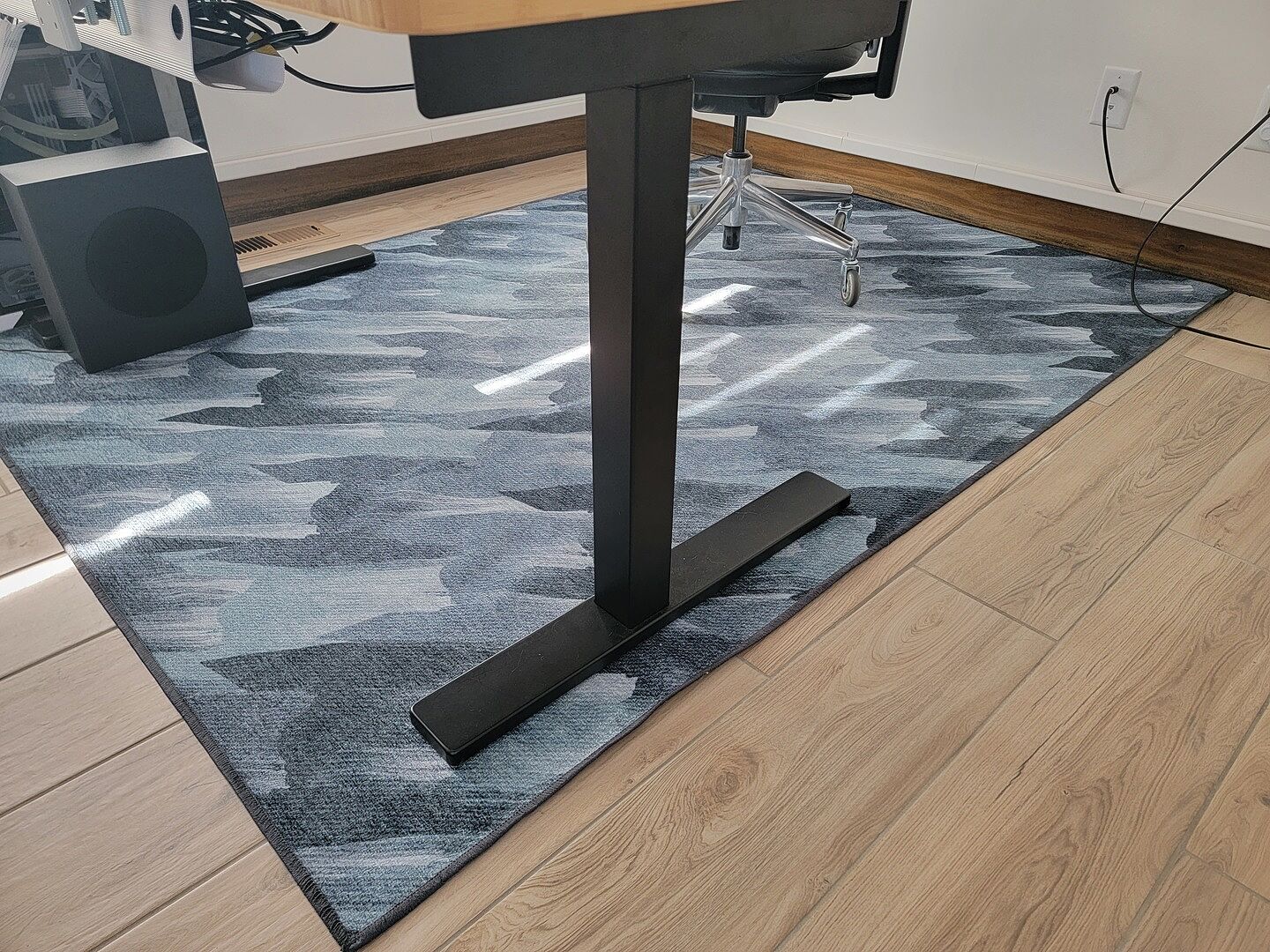 TIE Fighter Houndstooth Blue Rug