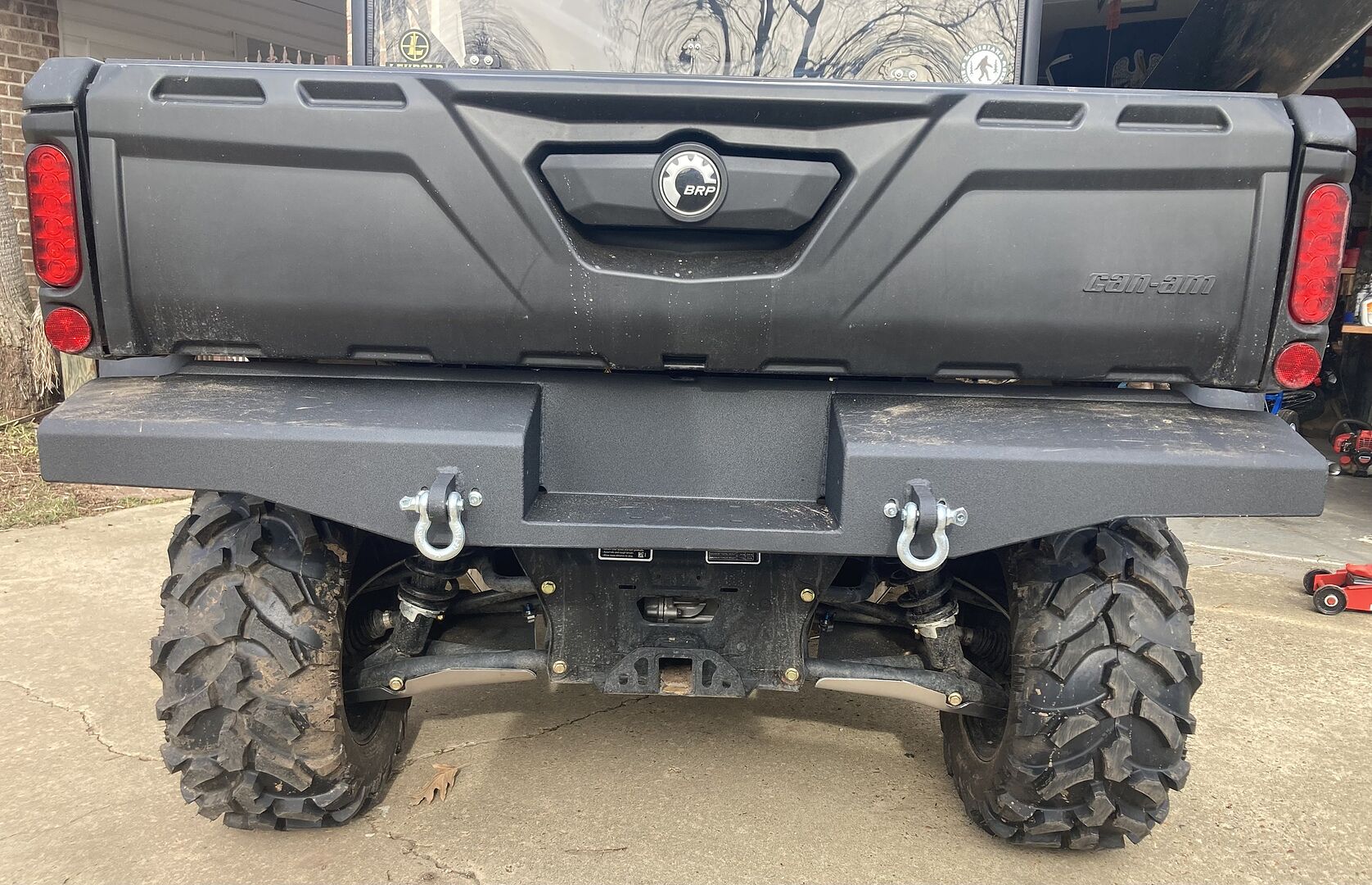 Can-Am Defender Diamond Plate Rear Bumper | SuperATV