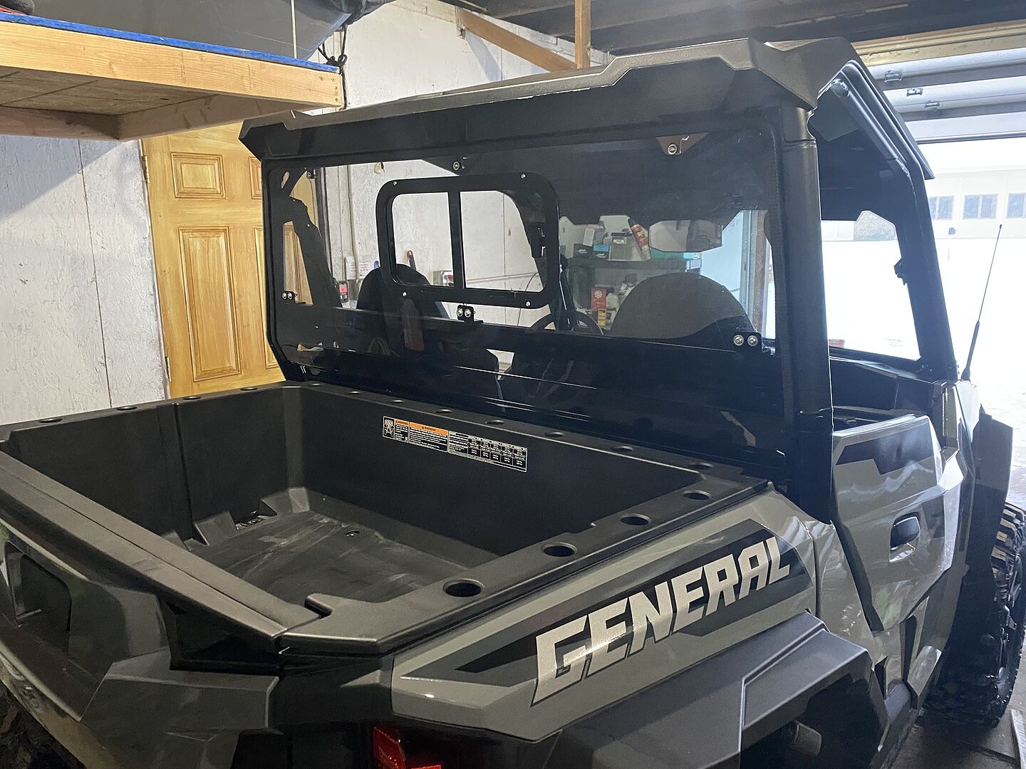 Polaris General XP 1000 Sliding Rear Windshield | SuperATV