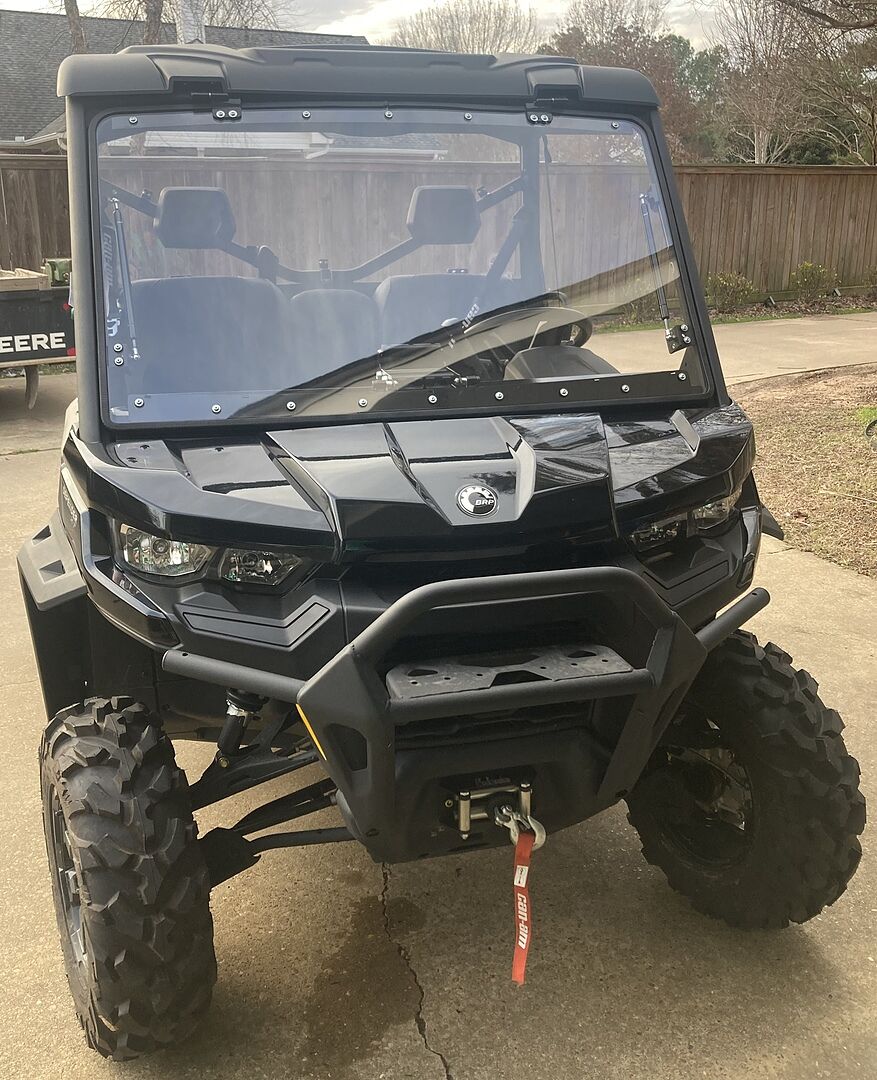 Can-Am Defender Scratch Resistant Flip Windshield | SuperATV