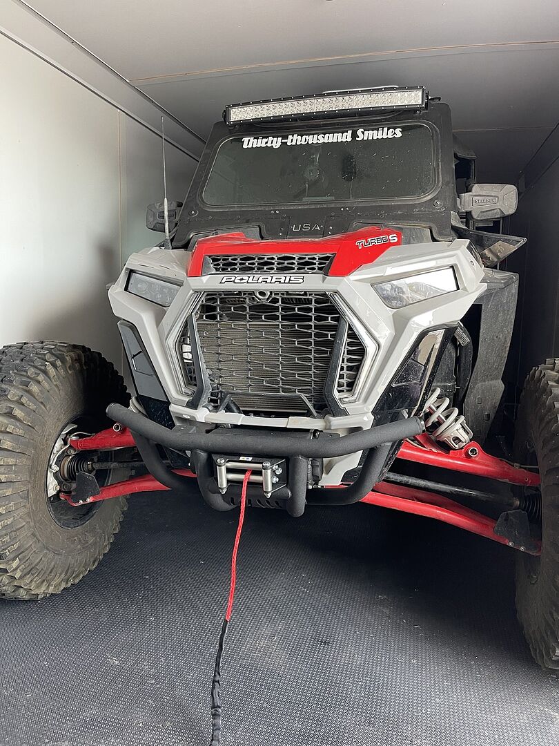 Polaris RZR XP Turbo S Winch-Ready Front Bumper | SuperATV