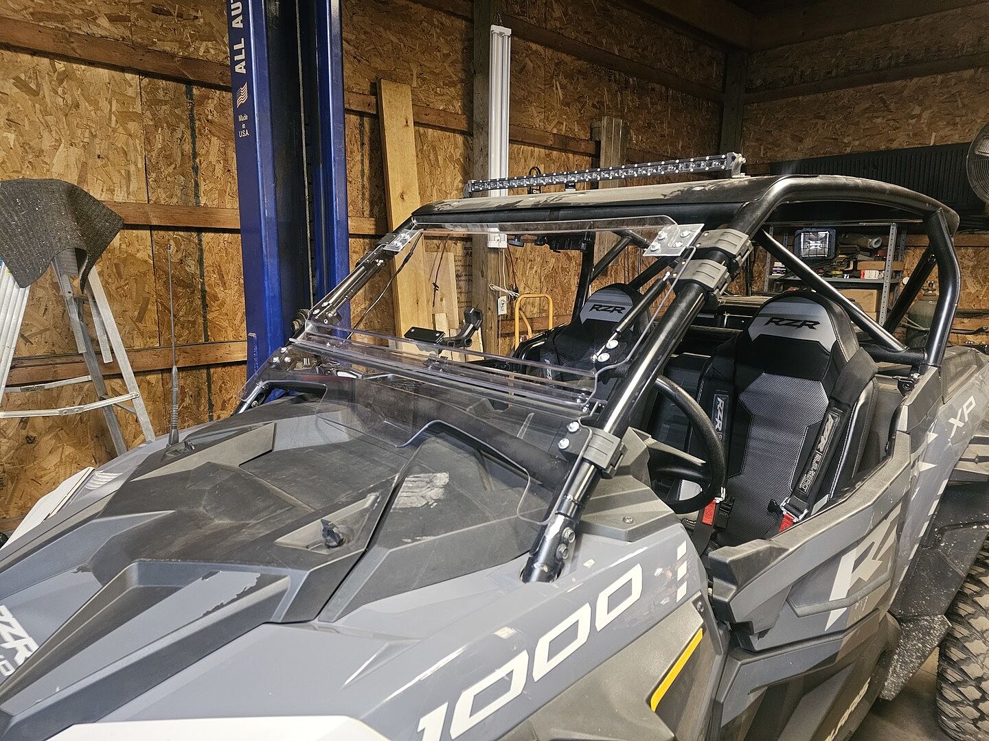 Polaris RZR XP 1000 Scratch Resistant Flip Windshield | SuperATV