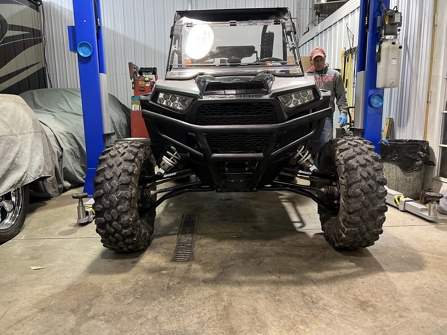 Polaris RZR XP Turbo High Clearance Forward Offset A-Arms Chromoly ...