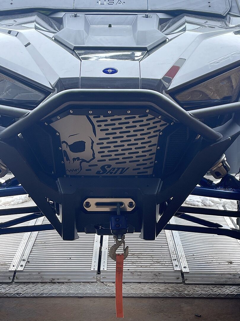 Polaris RZR PRO XP Skull Style Front Grille Insert | SuperATV