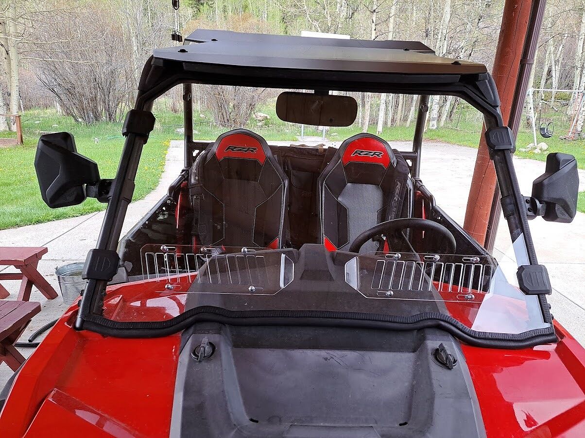 Polaris RZR 900 Vented Full Windshield—Scratch Resistant | SuperATV