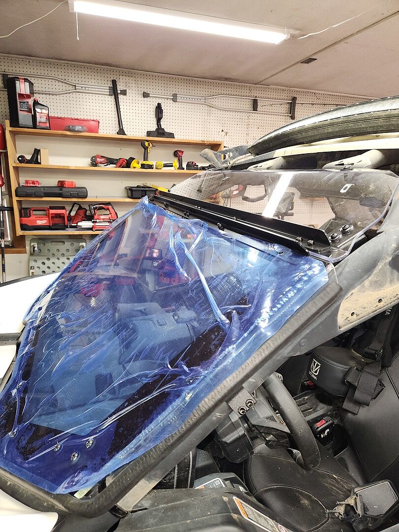 Can-Am Maverick X3 MaxDrive Power Flip Windshield | SuperATV