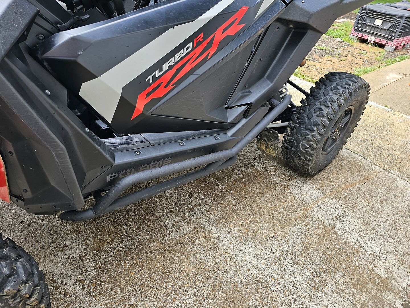 Polaris RZR Turbo R Rock Slider Nerf Bars | SuperATV