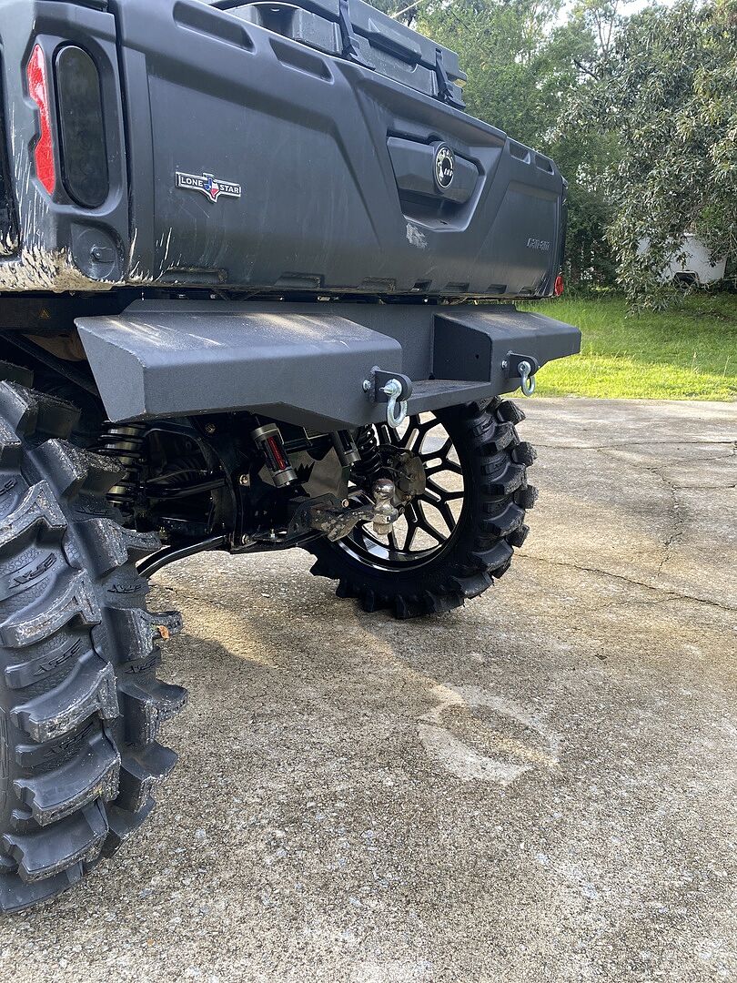 Can-Am Defender Diamond Plate Rear Bumper | SuperATV