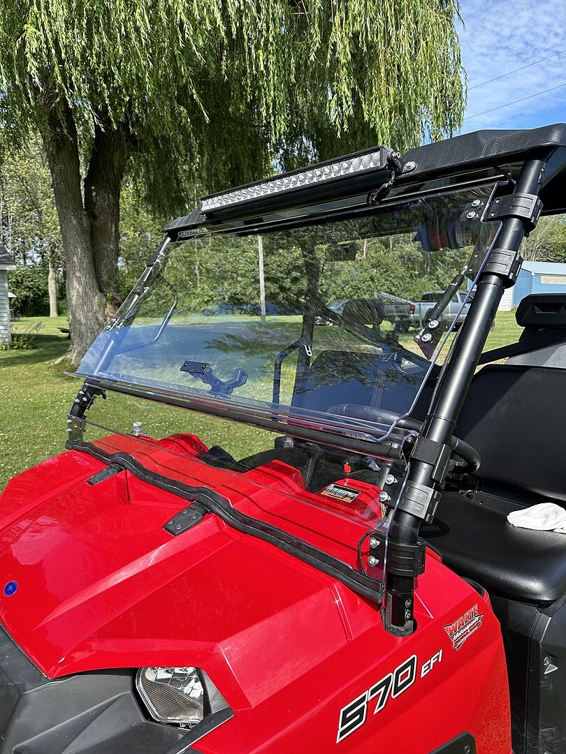 Polaris Ranger Full-Size 570 Scratch Resistant Flip Windshield | SuperATV