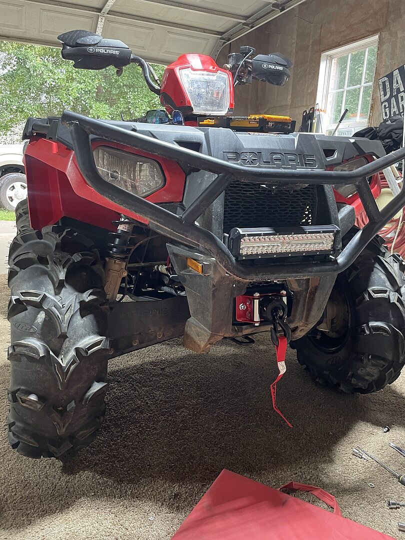 2500 lb. Black Ops UTV/ATV Synthetic Rope Winch | SuperATV