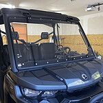 Can-Am Defender Scratch Resistant Flip Windshield | SuperATV