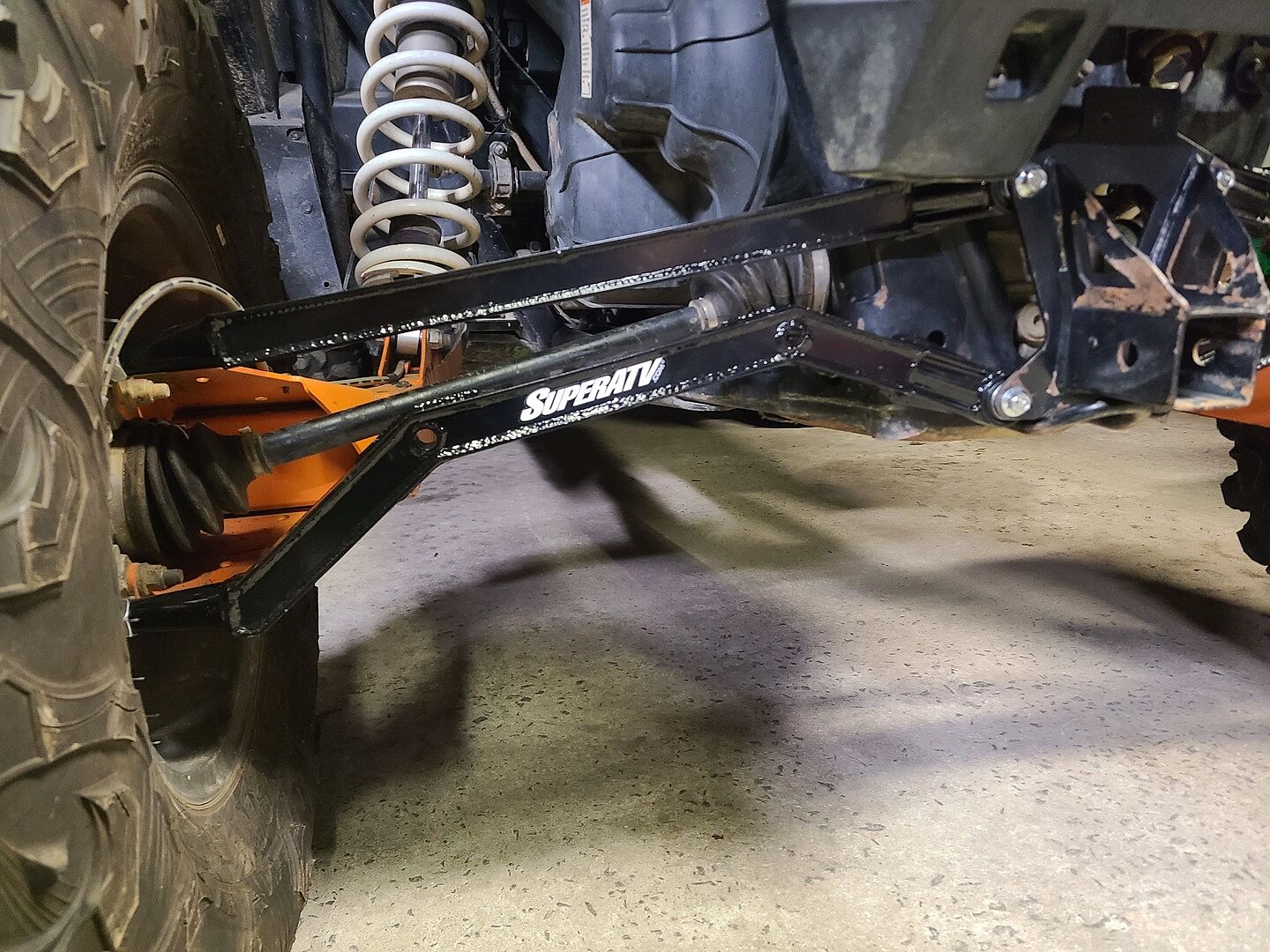 Polaris RZR XP Turbo High Clearance Boxed Radius Arms | SuperATV