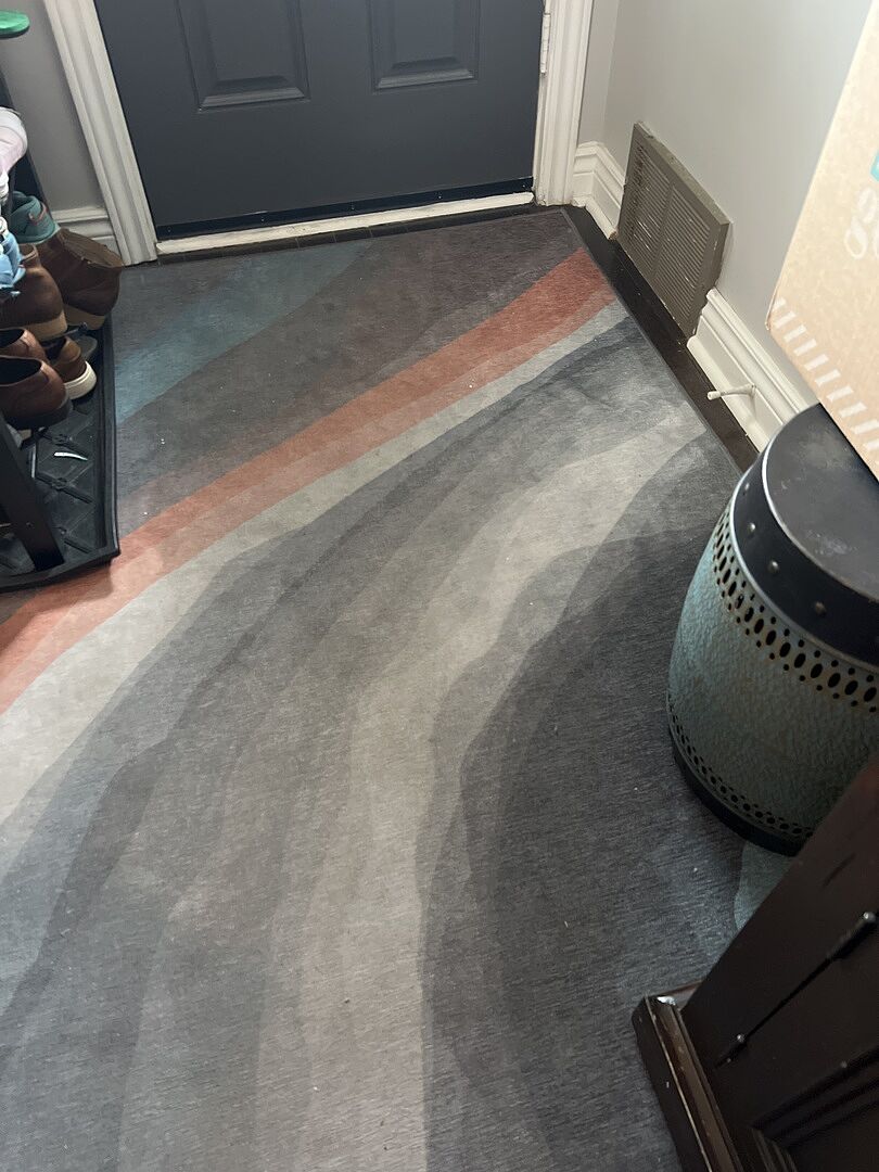 Watercolor Waves Sandstone Rug