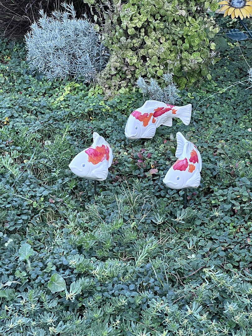 Stainless Steel Garden Fish | Fish in the Garden | Fish Art