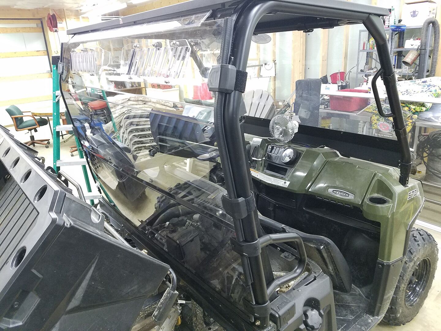 Polaris Ranger 800 Vented Full Rear Windshield | SuperATV