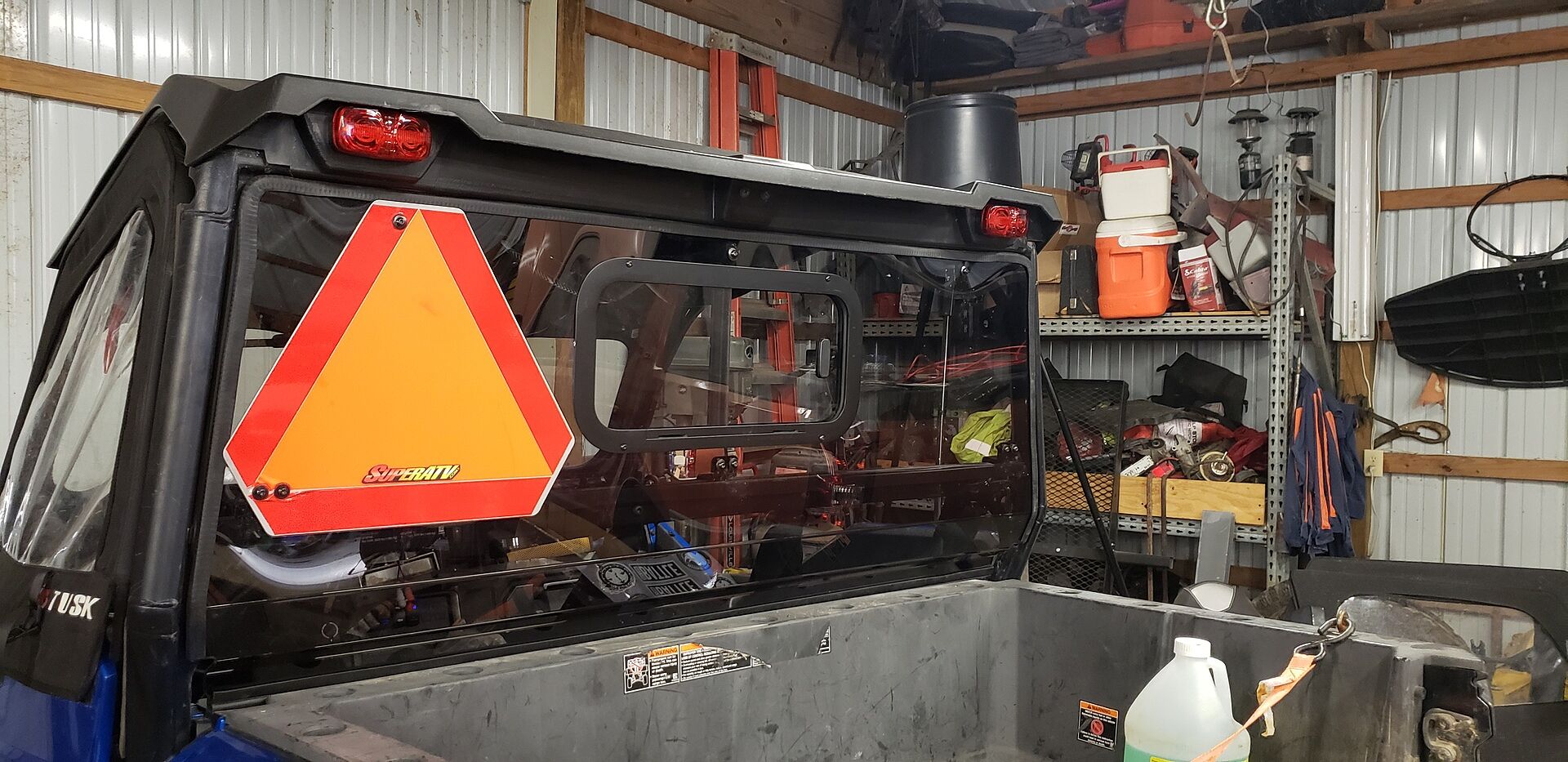 Polaris General 1000 Sliding Rear Windshield | SuperATV