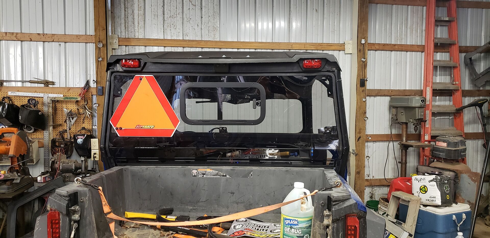 Polaris General 1000 Sliding Rear Windshield | SuperATV