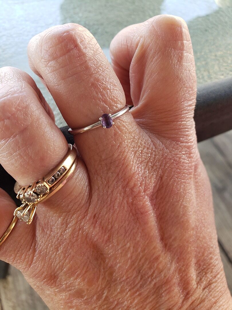 Shop Amethyst Stackable Rings for Women | Angara