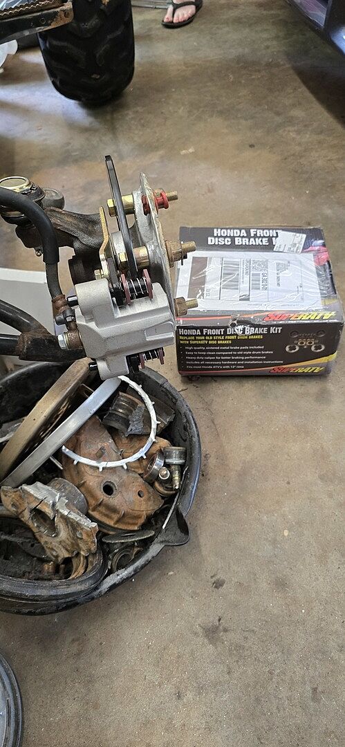 Honda Rancher Front Disc Brake Kit | SuperATV