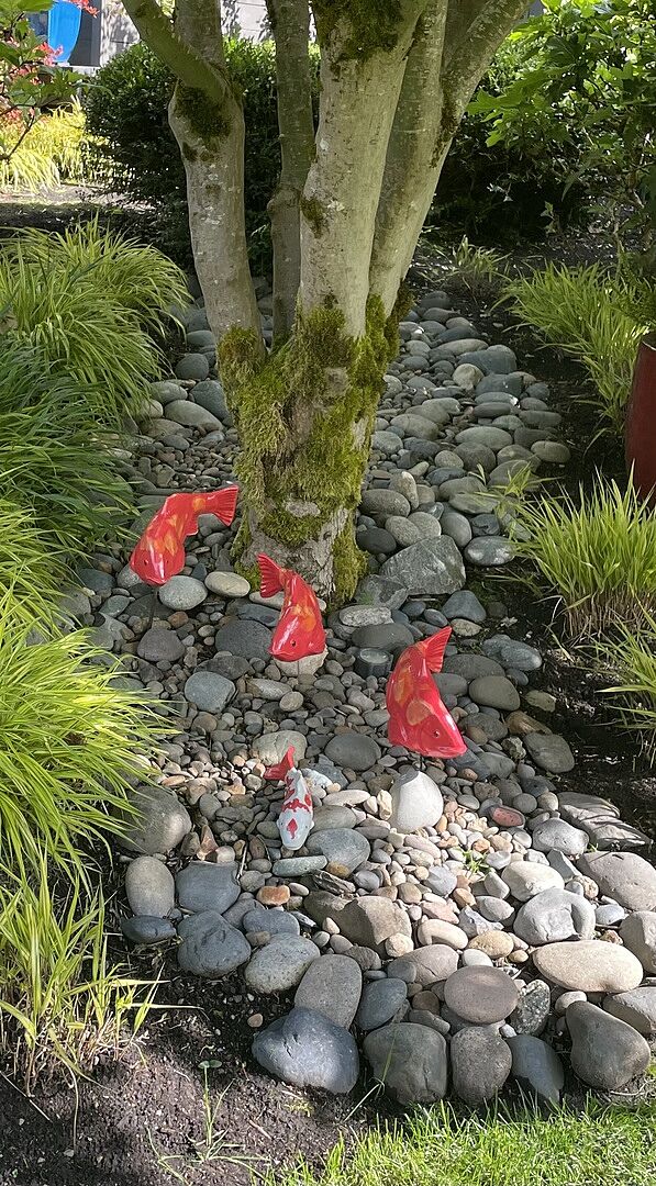 Ceramic Garden Trout | Fish Art | Fish in the Garden