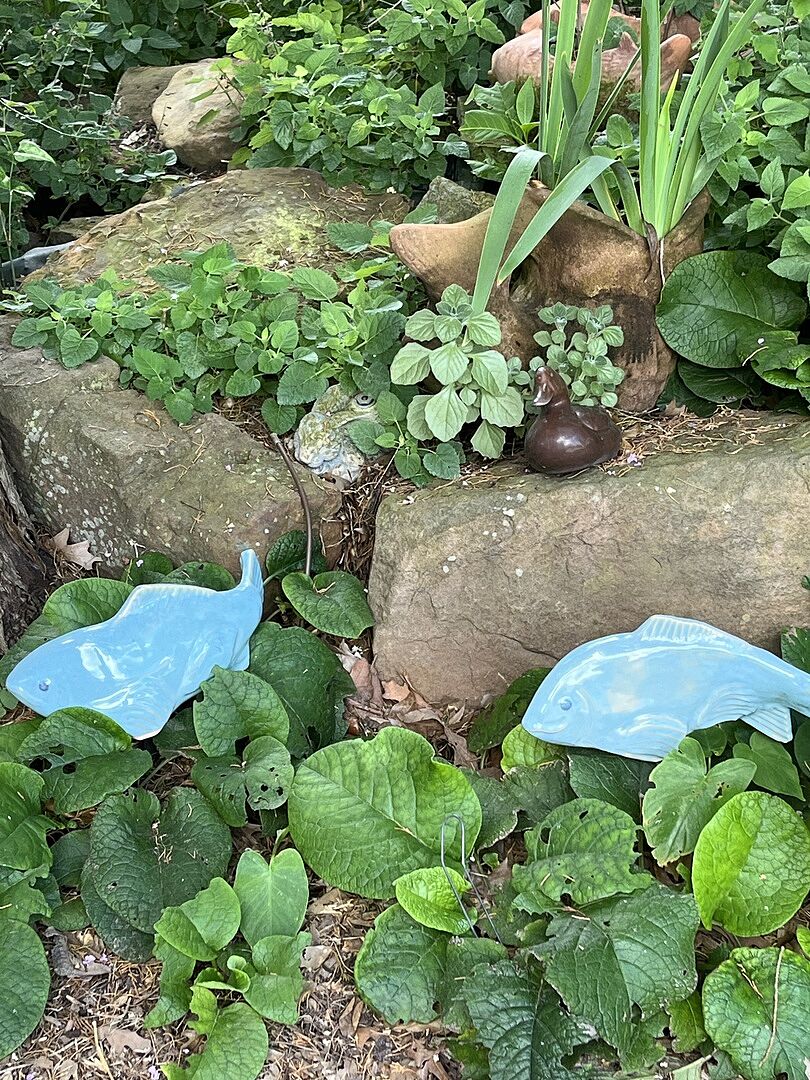 Stainless Steel Garden Fish | Fish in the Garden | Fish Art