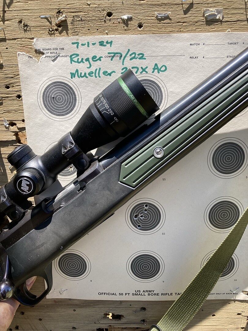 Mueller 40x56 Side Focus Target Dot - Mueller Rifle Scopes