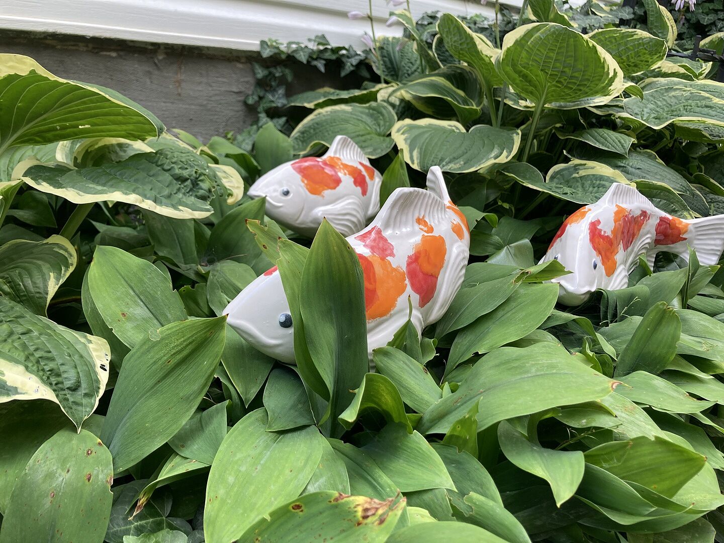 Stainless Steel Garden Fish | Fish in the Garden | Fish Art