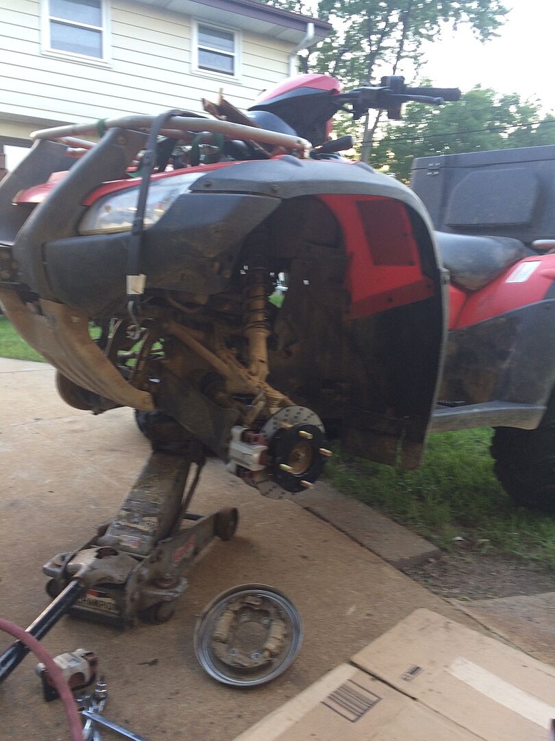 Honda Rincon Front Disc Brake Kit | SuperATV