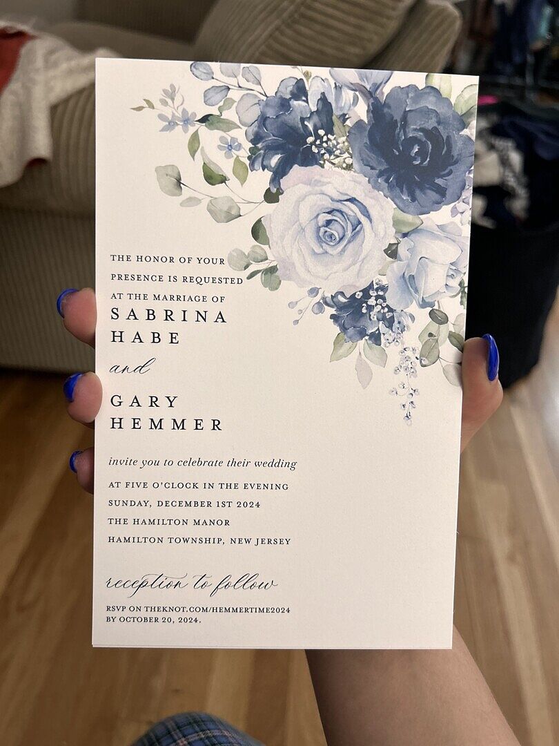 Vistaprint Blue Wedding Invitations Wedding Card Designs | Wedding