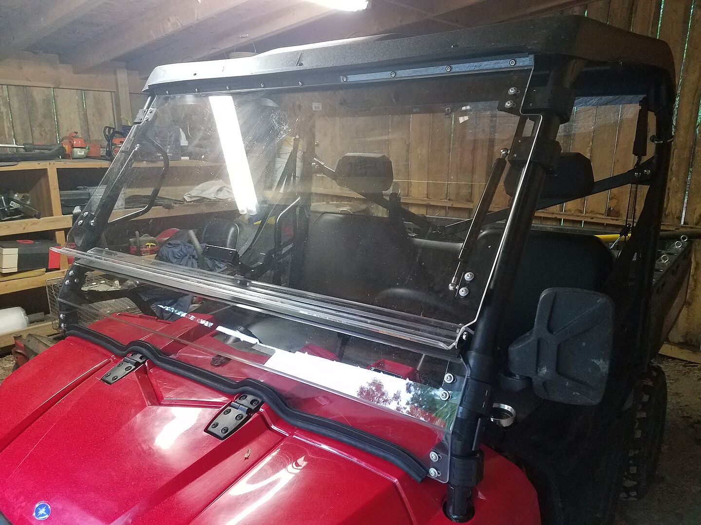 Polaris Ranger Full-Size 570 Scratch Resistant Flip Windshield | SuperATV