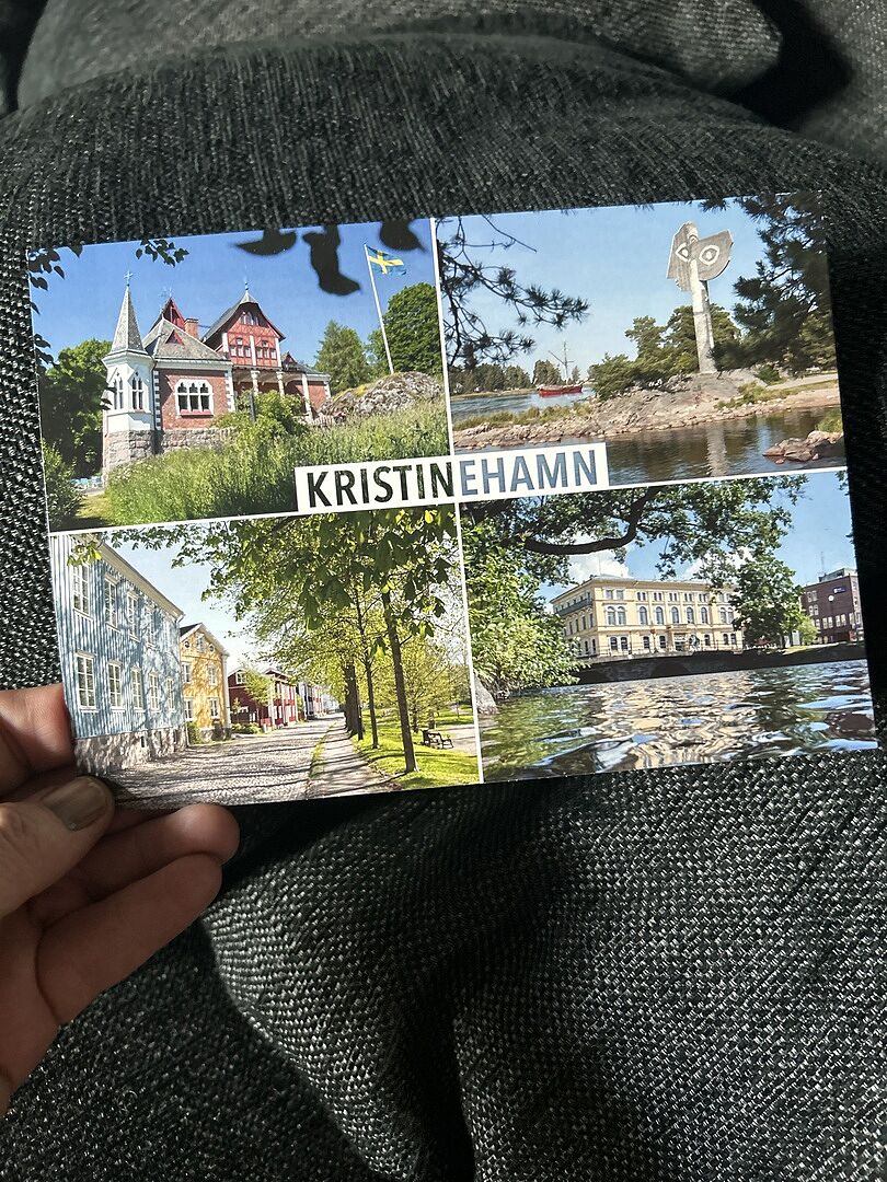 Klassiska vykort med tryck