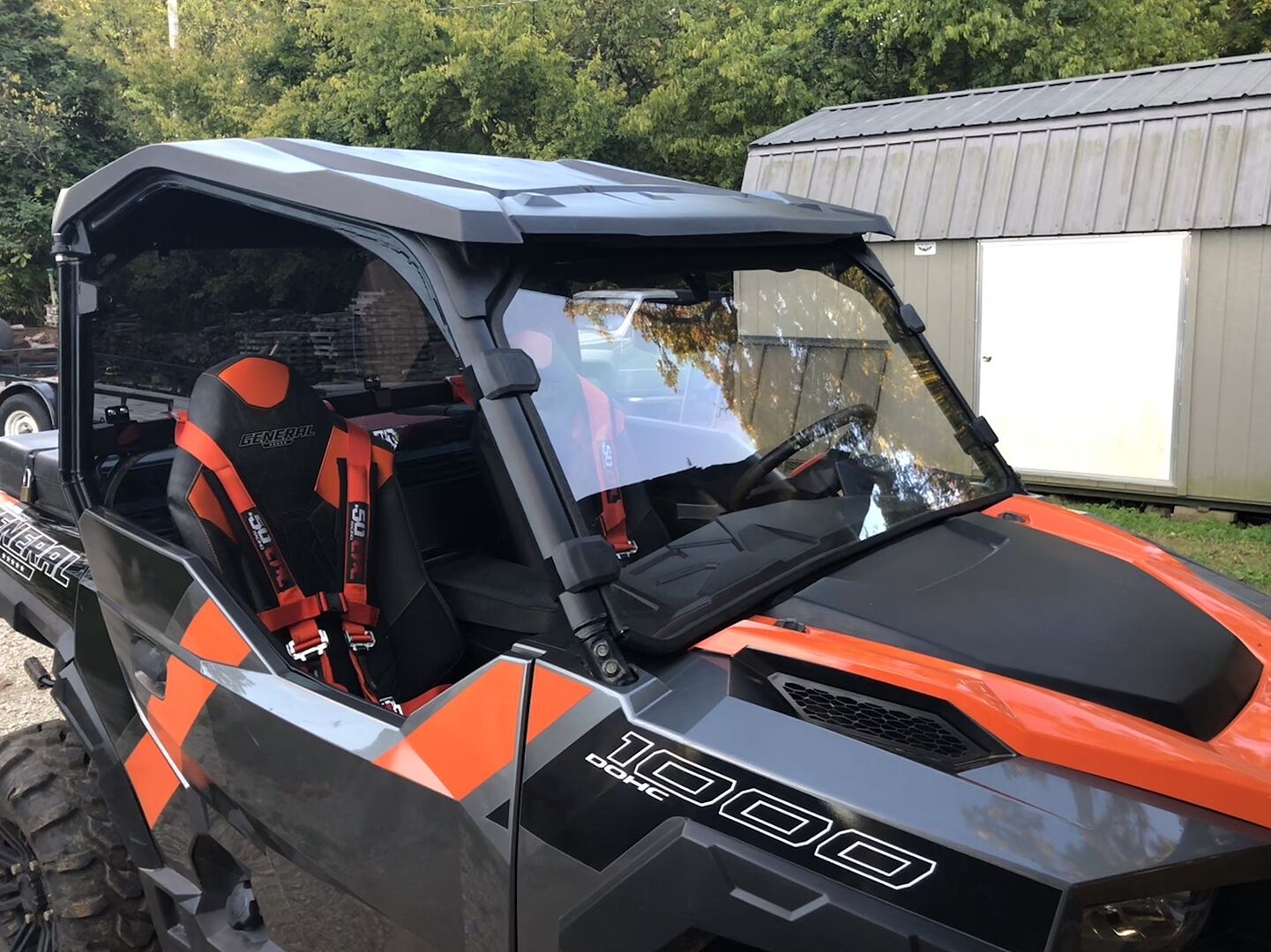 Polaris General Full Windshield - Scratch Resistant | SuperATV