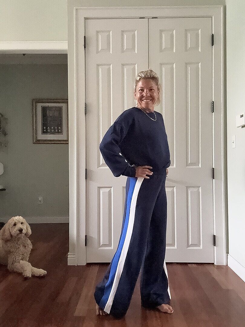 AirEssentials Colorblock Wide Leg Track Pant | SPANX