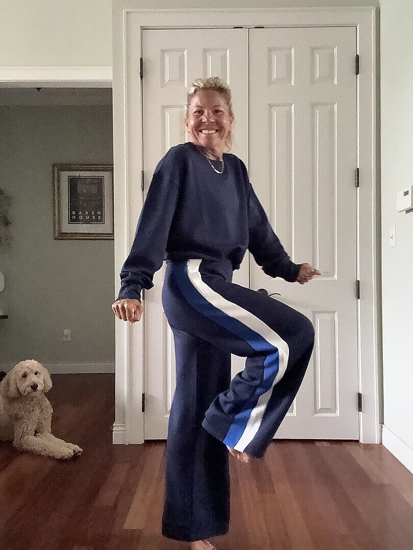 AirEssentials Colorblock Wide Leg Track Pant | SPANX