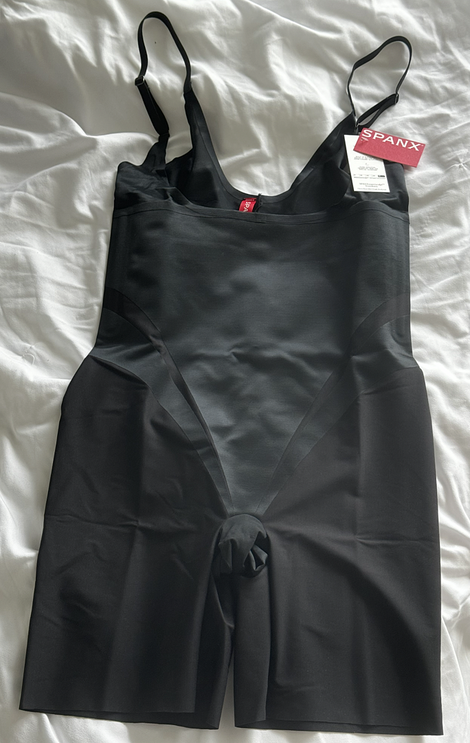 Transform Open-Bust Mid-Thigh Bodysuit | SPANX