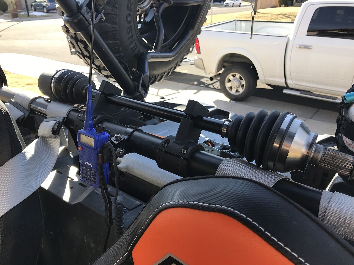 Spare Axle Cage Mount