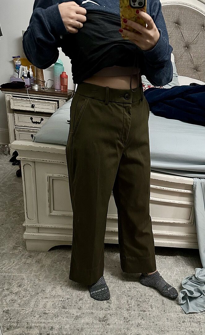 SPANXsupersmooth® Stretch Twill Cropped Wide Leg Pant