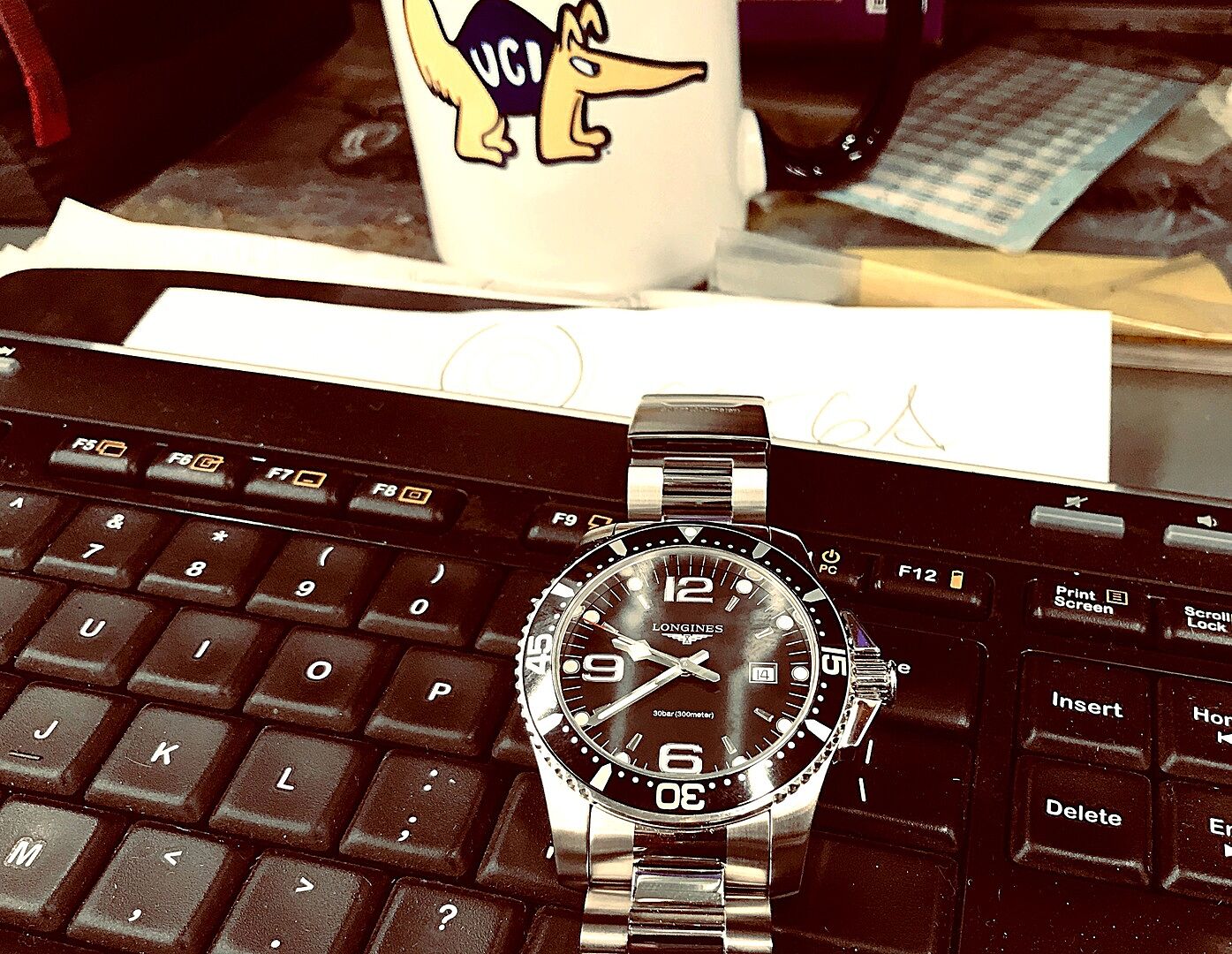 Seiko 5 Black Dial Stainless Steel Men's Watch SNZG13J1 SNZG13J1 ...