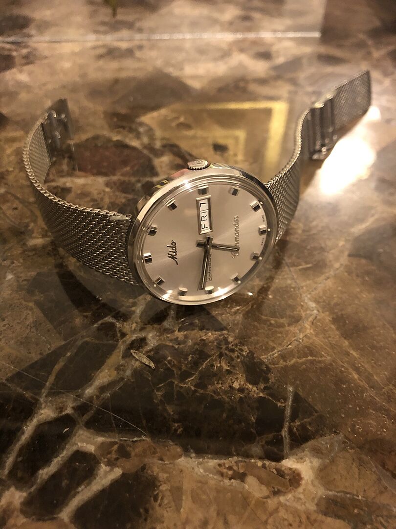 Mido Commander I Automatic Silver Dial Men's Watch M842942113 ...