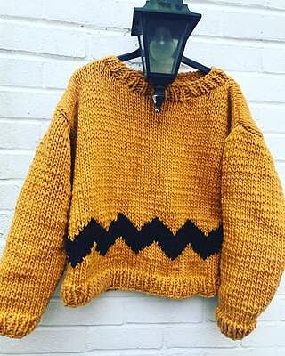 Charlie Brown Sweater Knitting Kit Stitch Story Stitch, 60% OFF