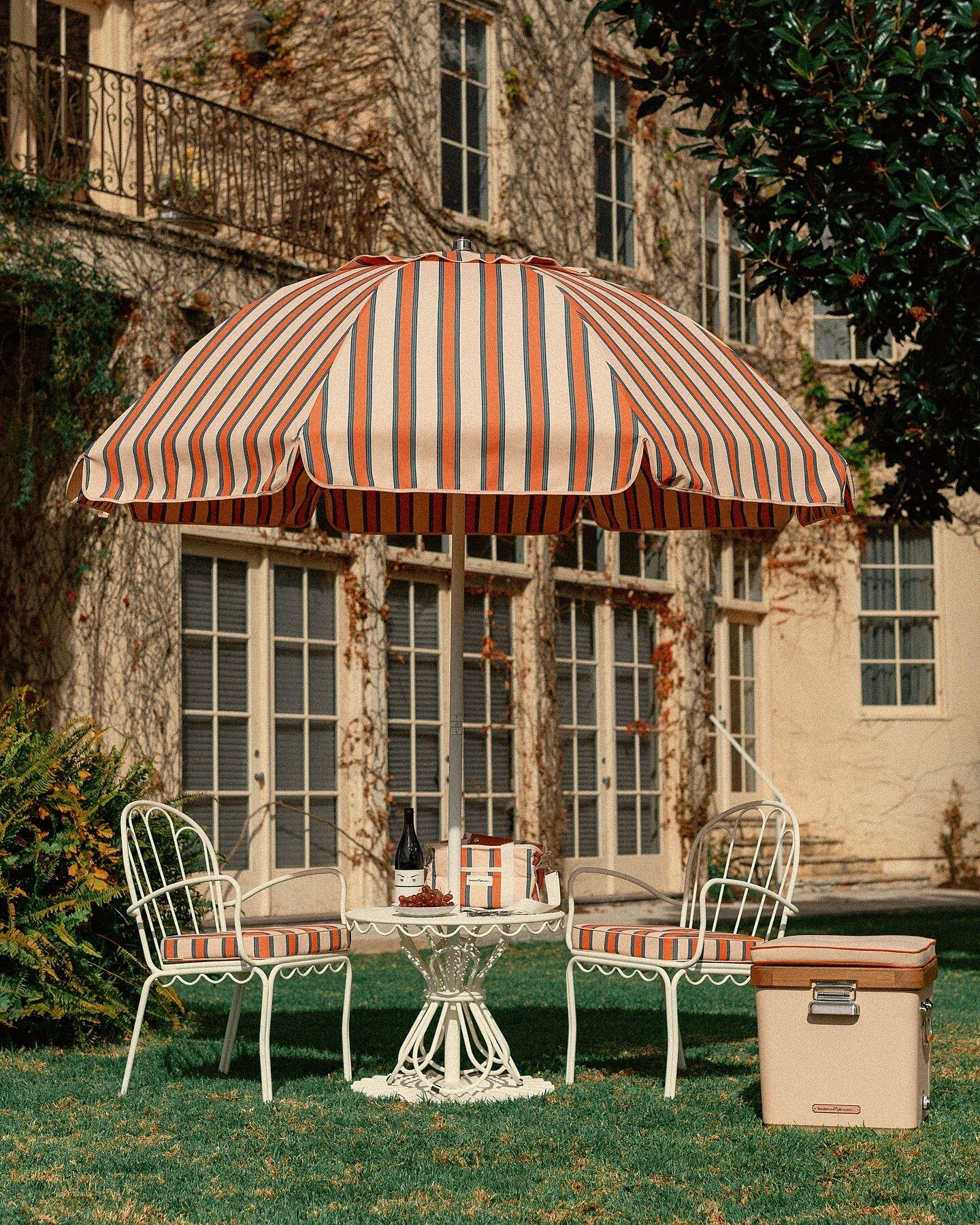The Patio Umbrella Antique White Business Pleasure Co