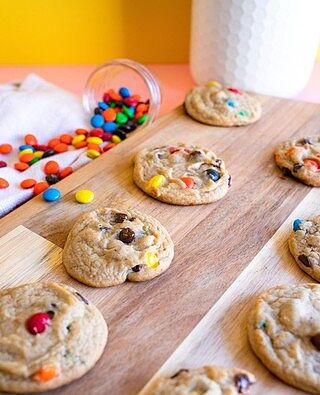 Fresh Baked Rainbow Candy Cookies - size: 1lb Signature Cookie Tin